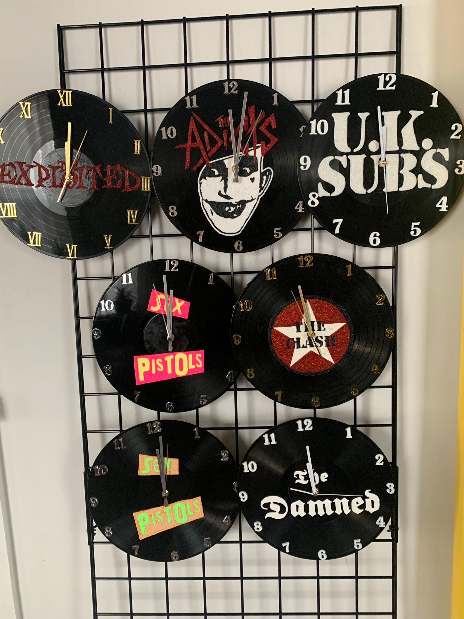 1st Wave UK Punk Vinyl Record Wall Clock - Etsy
