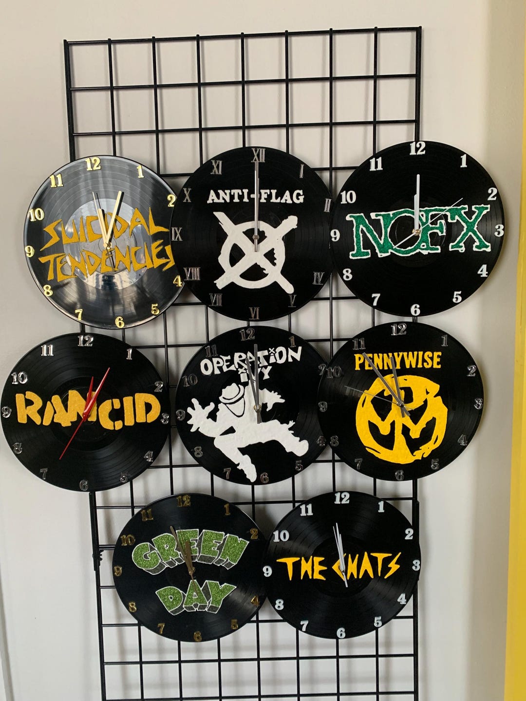 2nd Generation Punk (and Beyond) Vinyl Record Wall Clock - Etsy