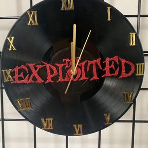 1st Wave UK Punk Vinyl Record Wall Clock - Etsy