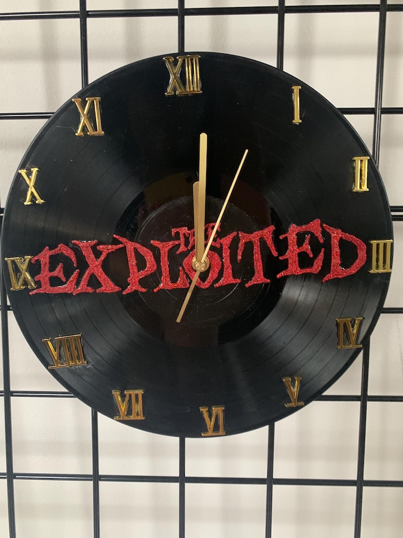 1st Wave UK Punk Vinyl Record Wall Clock - Etsy