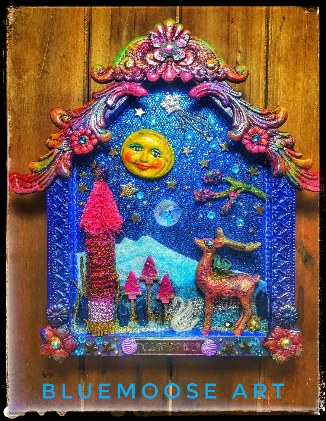Wonder Bubble Diorama Shadowbox Art by Bluemoose Art Full of Wonder - Etsy