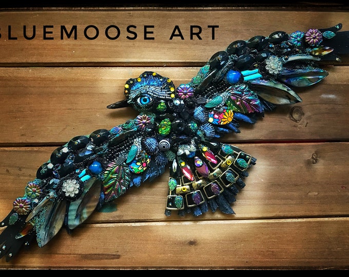 The Fantastic Bead Mosaics Bird Series the Magpie - Etsy