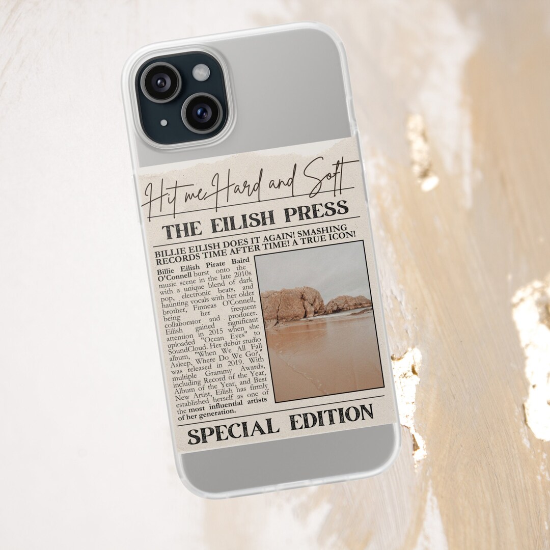 Billie Eilish Hit Me Hard and Soft Phone Case, Opaque Phone Case ...