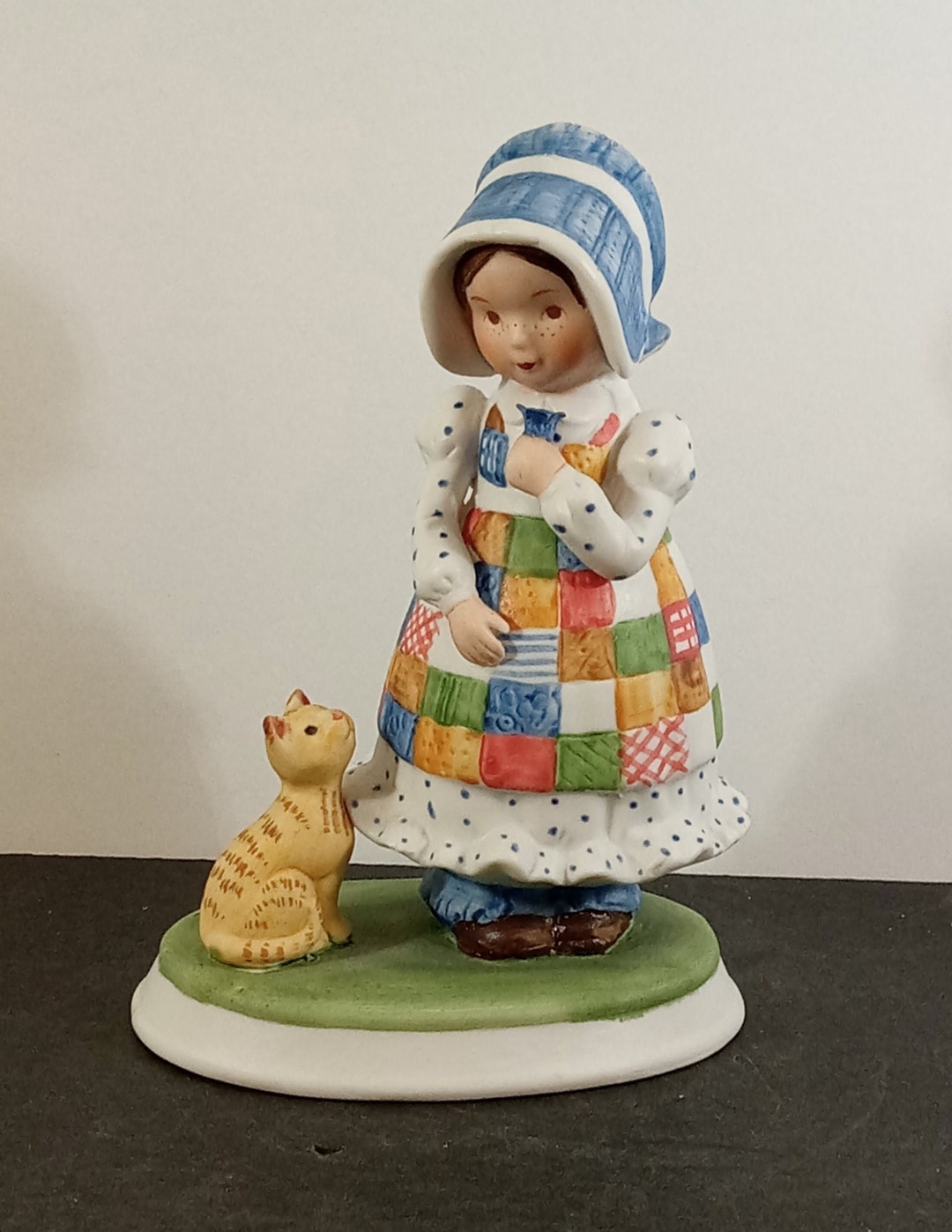 Holly Hobby With Cat Figurine. Designer's Collection - Etsy