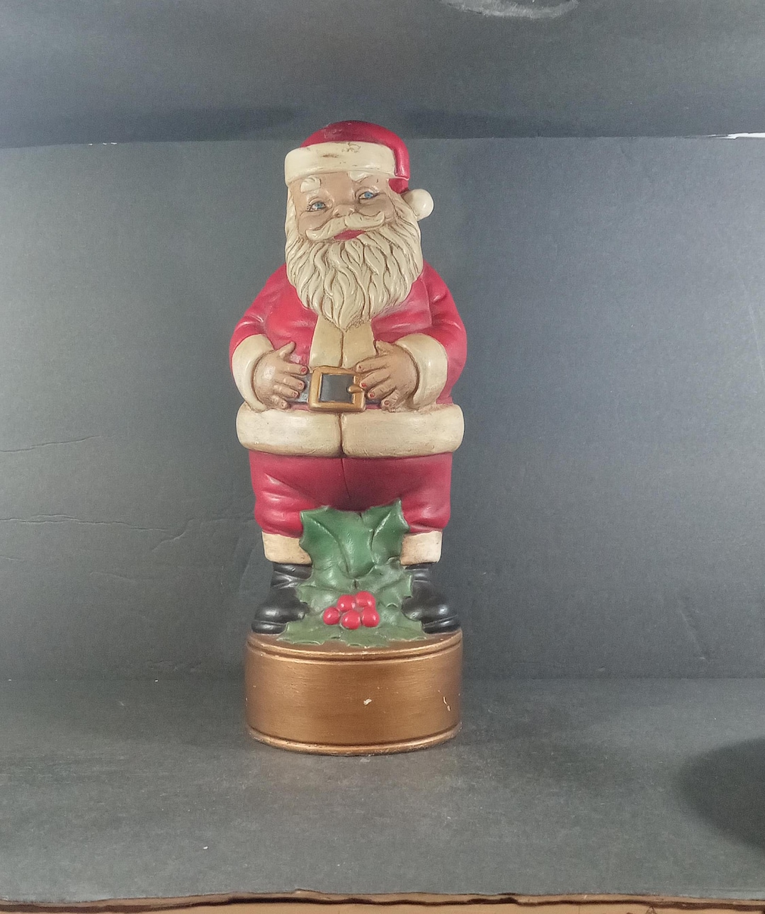 Vintage Santa Liquor Decanter - Etsy