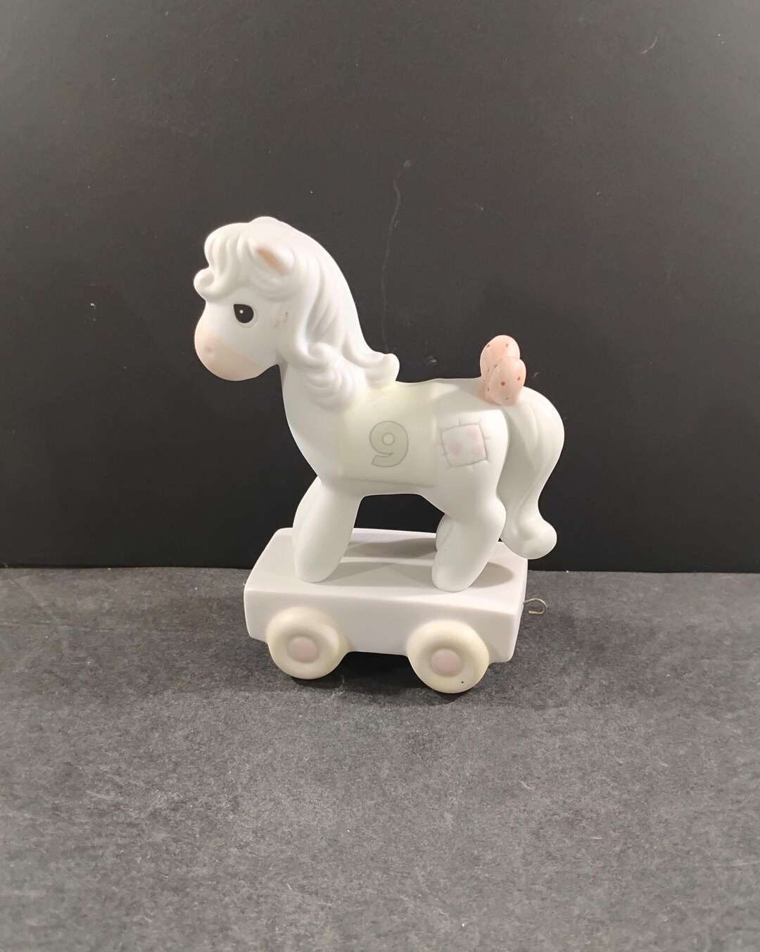 Precious Moments Pony Figurine: Year 9 Birthday Train, Enesco - Etsy