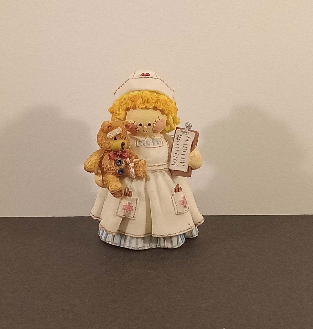 Vintage Nurse Figurine Enesco by Mary Rhyner - Etsy