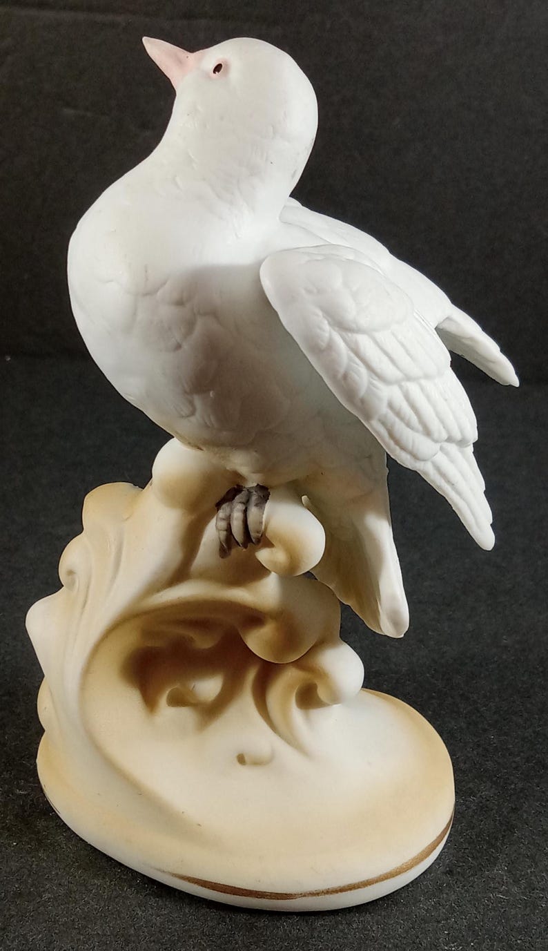 Lefton White Dove Figurine - Etsy