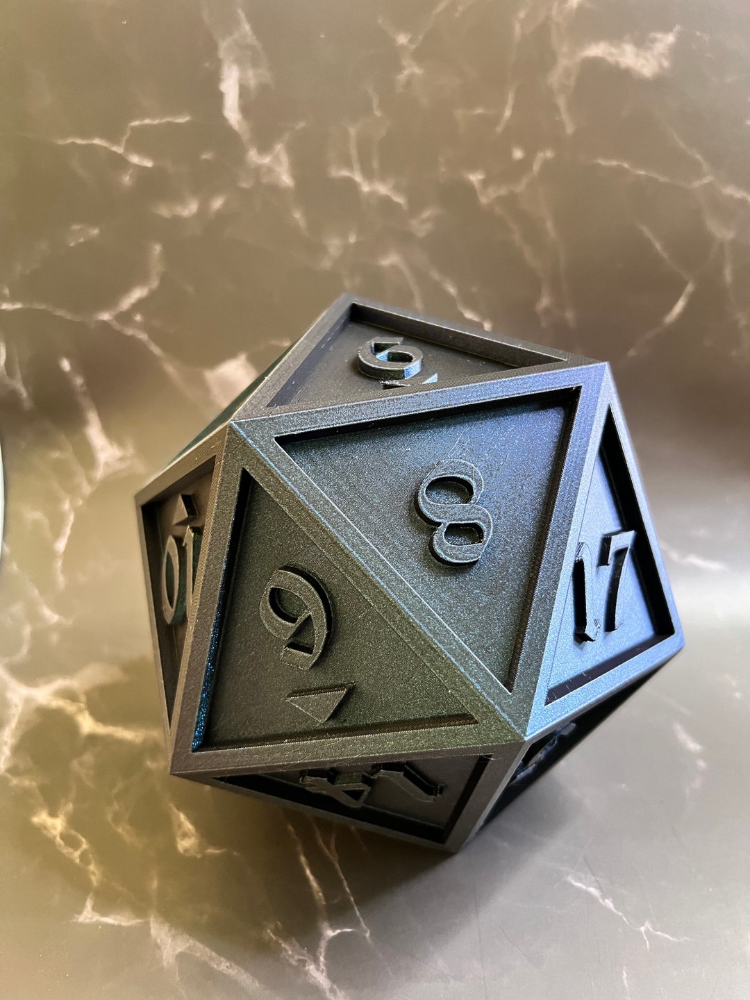 160 Mm D20. Giant 3D Printed D20 - Etsy
