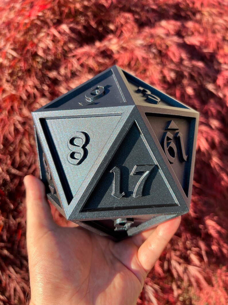 160 Mm D20. Giant 3D Printed D20 - Etsy