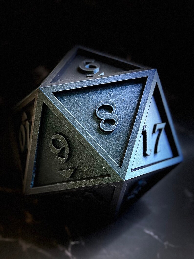 160 Mm D20. Giant 3D Printed D20 - Etsy