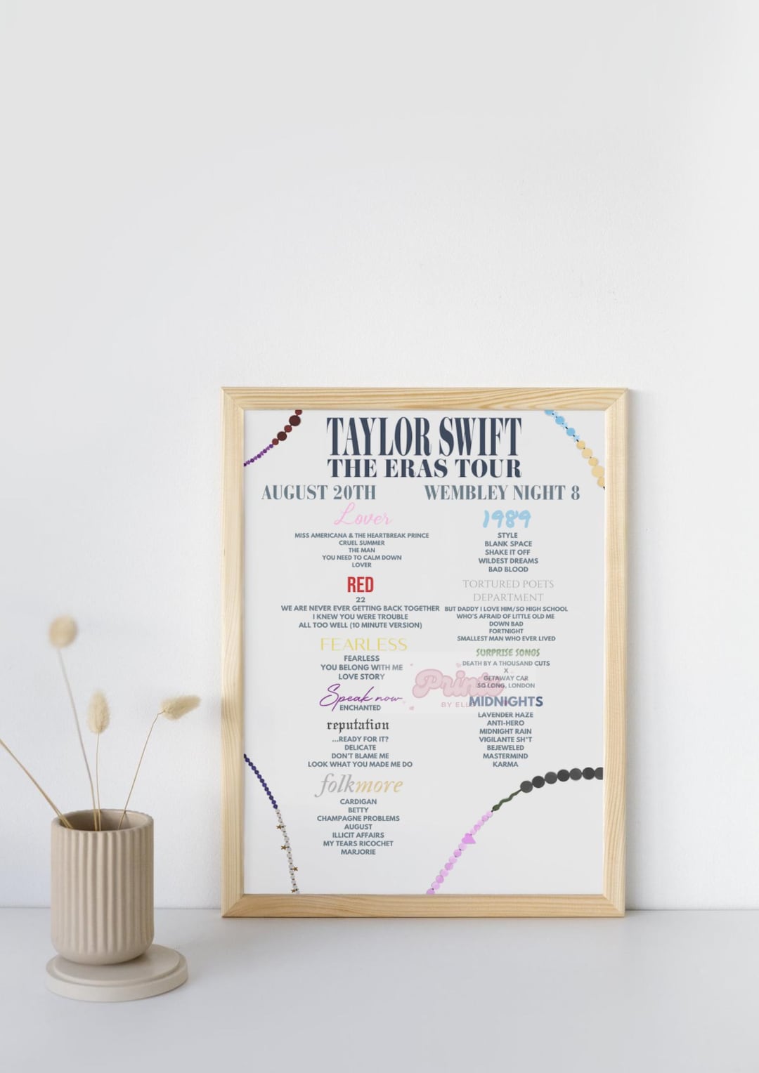 Taylor Swift London Setlist With Surprise Songs - Etsy