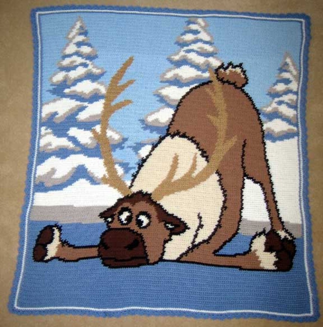 Frozen Svent Hand Made Crocheted Afghan BRAND NEW - Etsy
