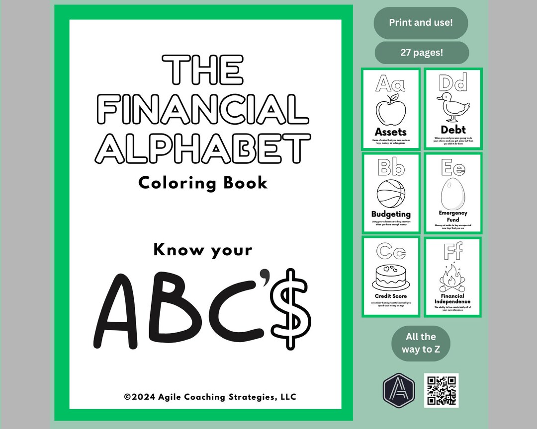 Kid's Money Coloring Book - Keep Them Busy While You Are Budgeting ...