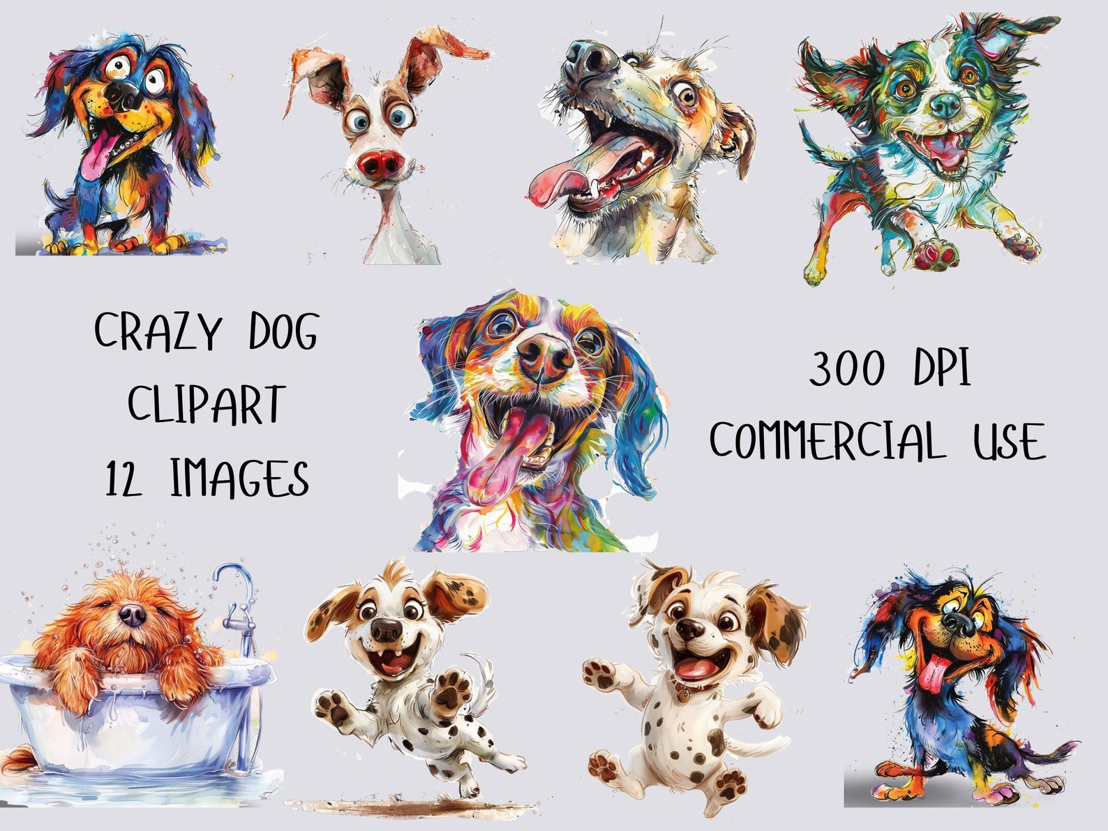 Dogs Png | Crazy Grandma Png | Paws Svg | Commercial Use | Funny Grumpy ...