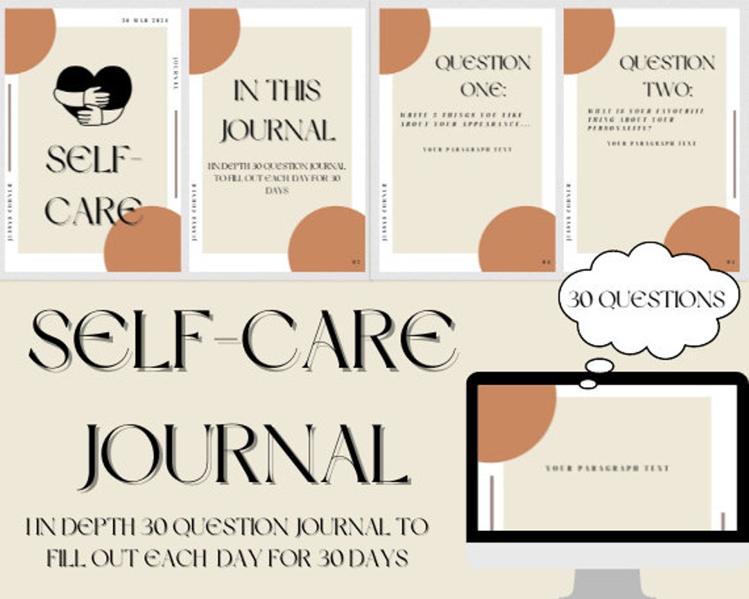 Self-care Digital Journal - Etsy