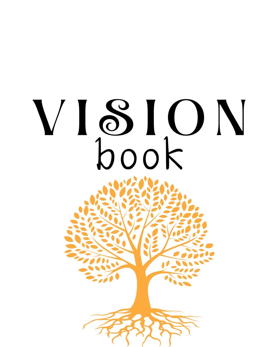 Digital Vision Booklet - Manifestation Planner - Vision Board Template ...