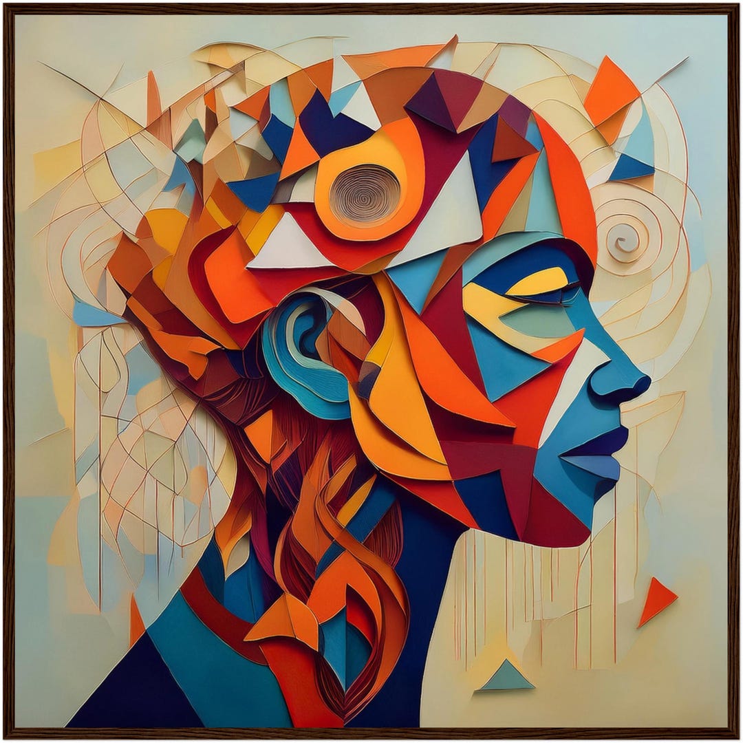 Identity and Self Reflection - Digital Art Print | Wall Art | AI ...