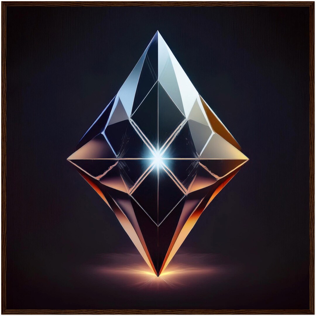 The Sacred Crystal of Zenith - Digital Art Print | Wall Art | AI ...