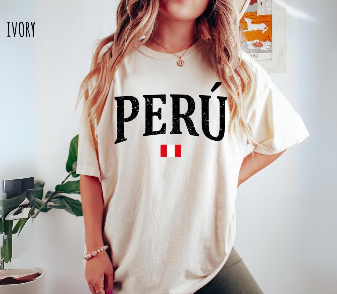 Peru Sweatshirt, Peru Vintage Crewneck, Peru Pullover, Peru Cute ...