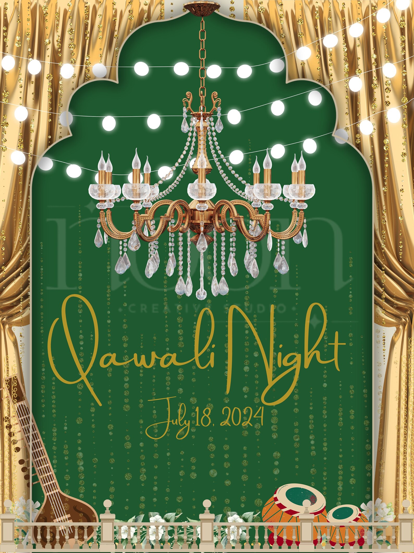 Qawali Night Welcome Sign - Etsy