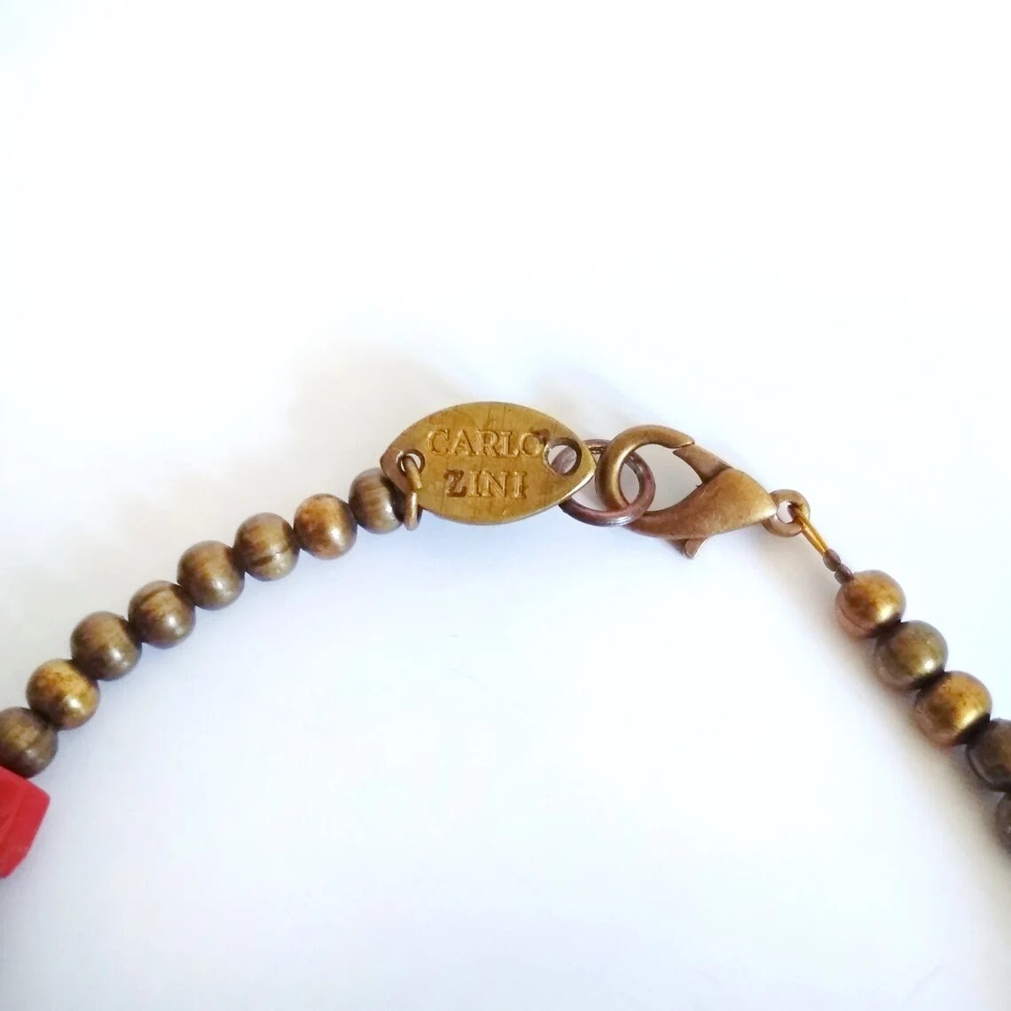 Famous Carlo Zini Beaded Art Deco-inspired Vintage Necklace Turquoise ...