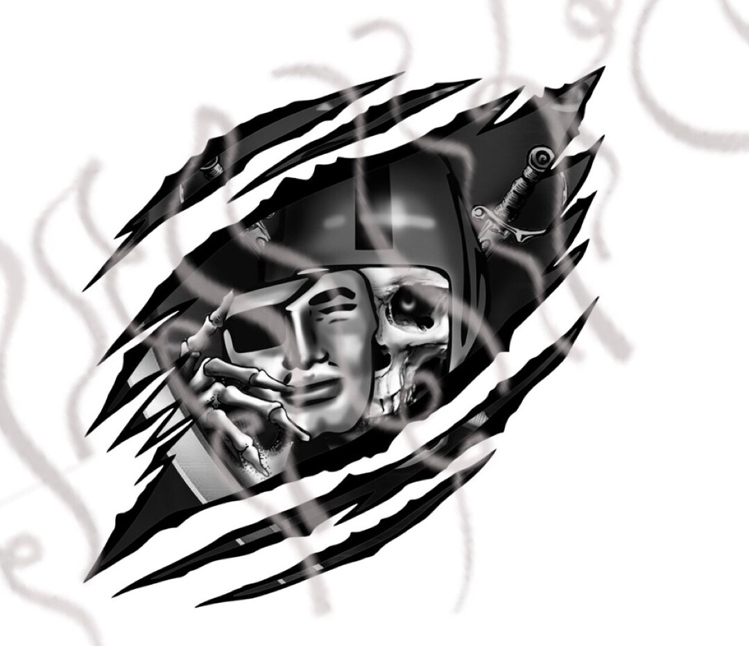 Raiders Png Digital Download Face Off - Etsy