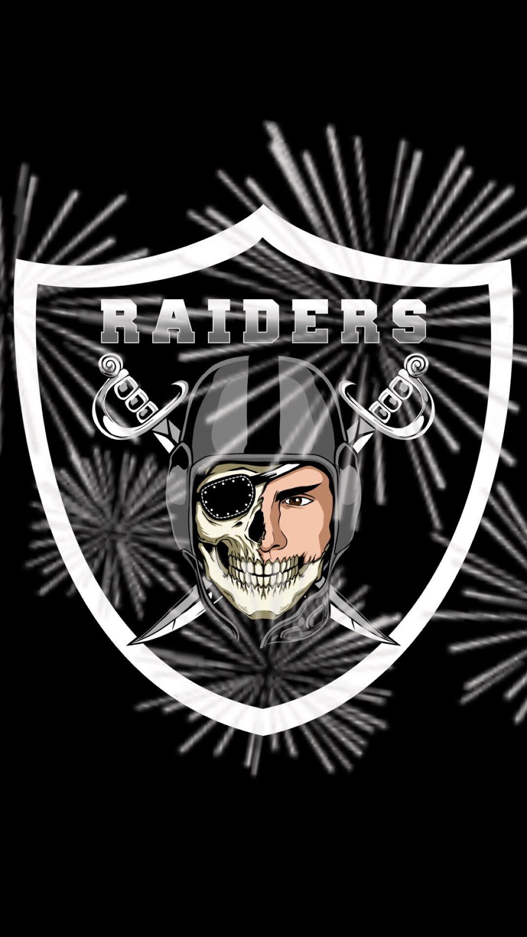 Raiders Colored Skull/face Png Svg - Etsy