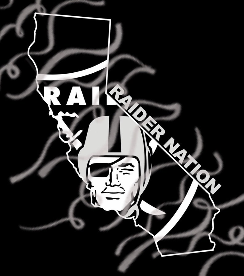 Raiders California State Png File - Etsy
