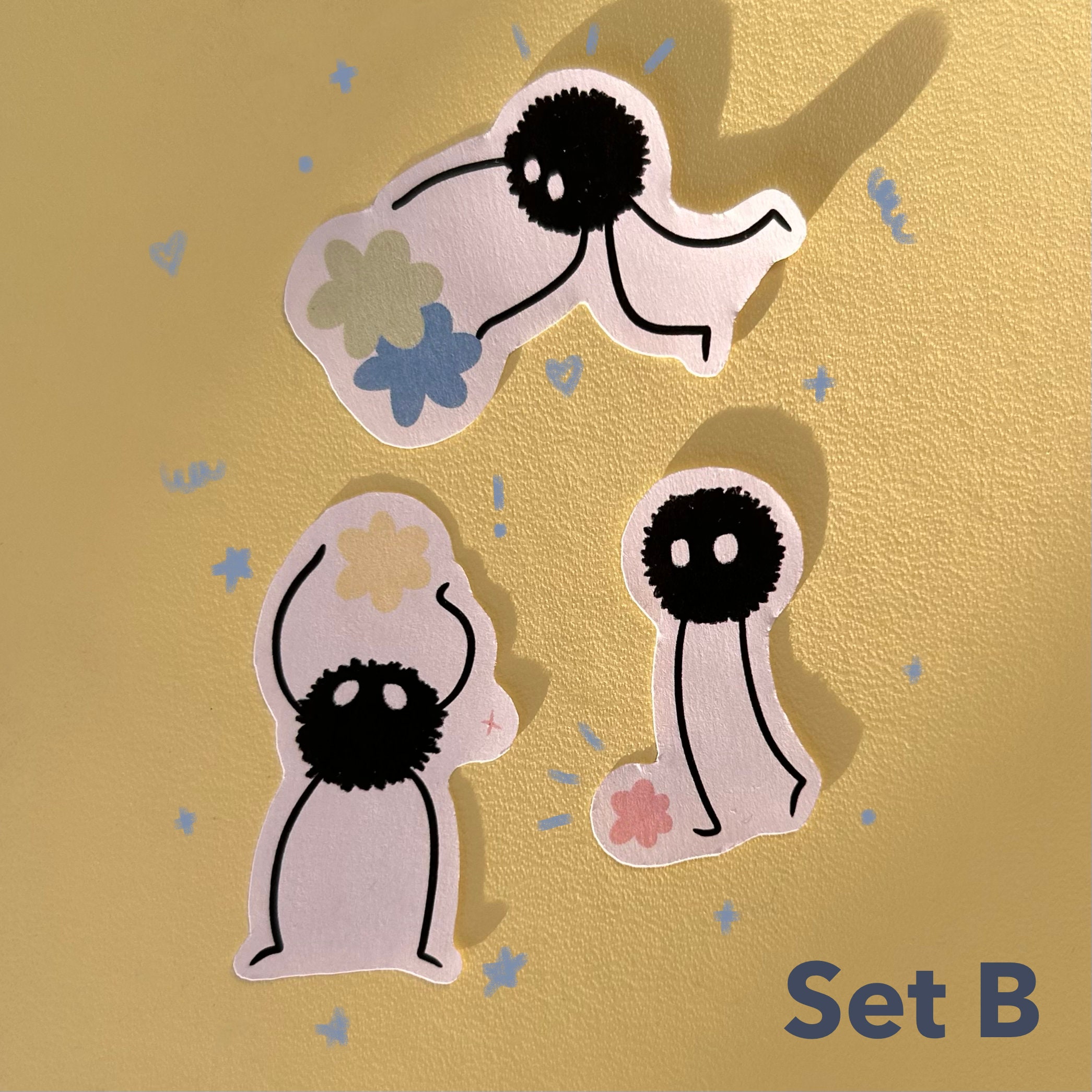 Soot Sprites Stickers Susuwatari Stickers Spirited Away Stickers My ...