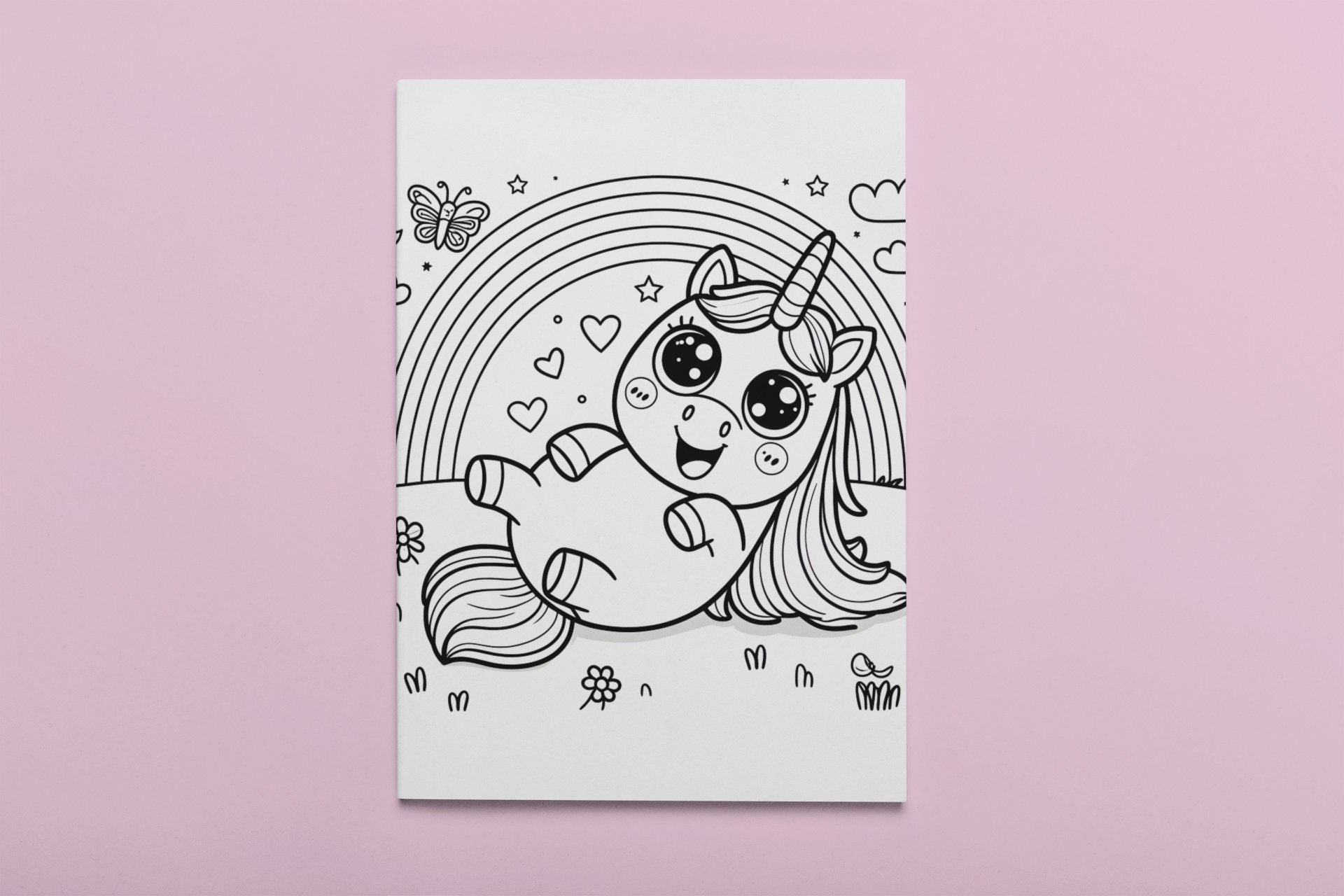 Whimsical Unicorn & Rainbow Coloring Pages for Kids - Enchanting 10 ...
