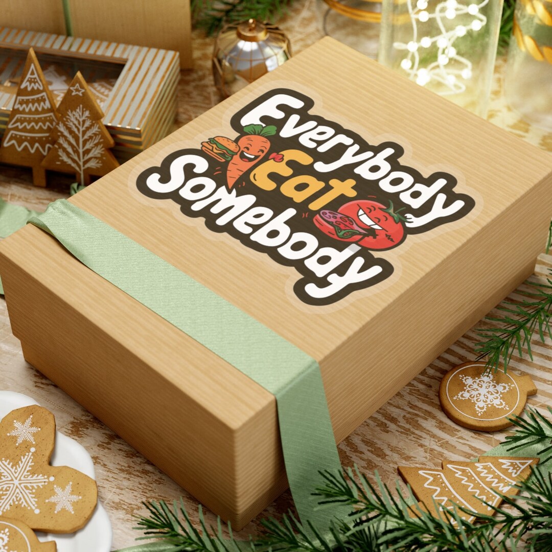 Funny Veggie Sticker - Gift Box Decor - Etsy