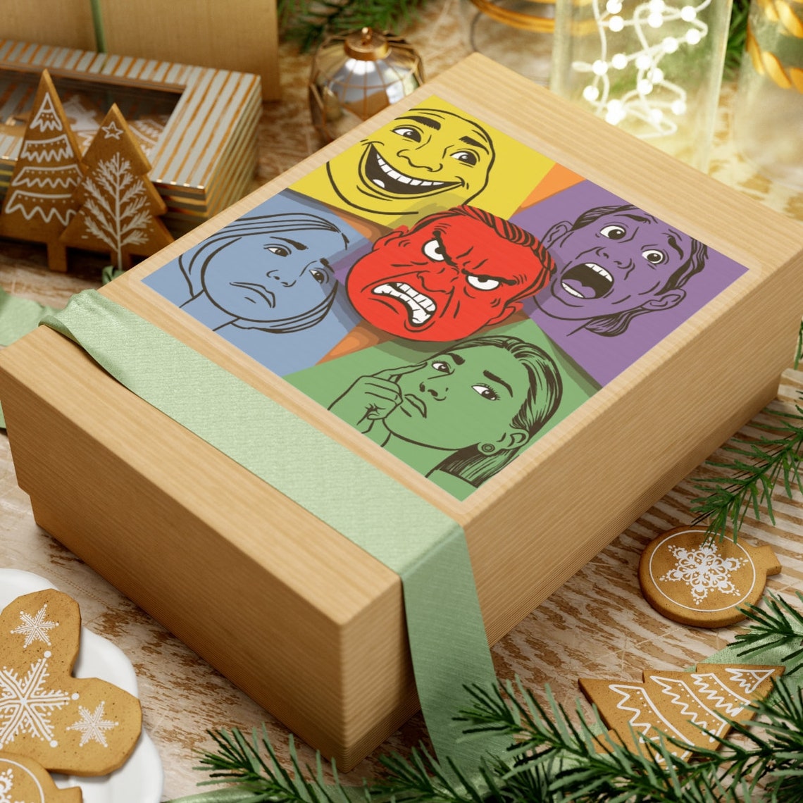Emotions Spectrum Faces Sticker - Etsy