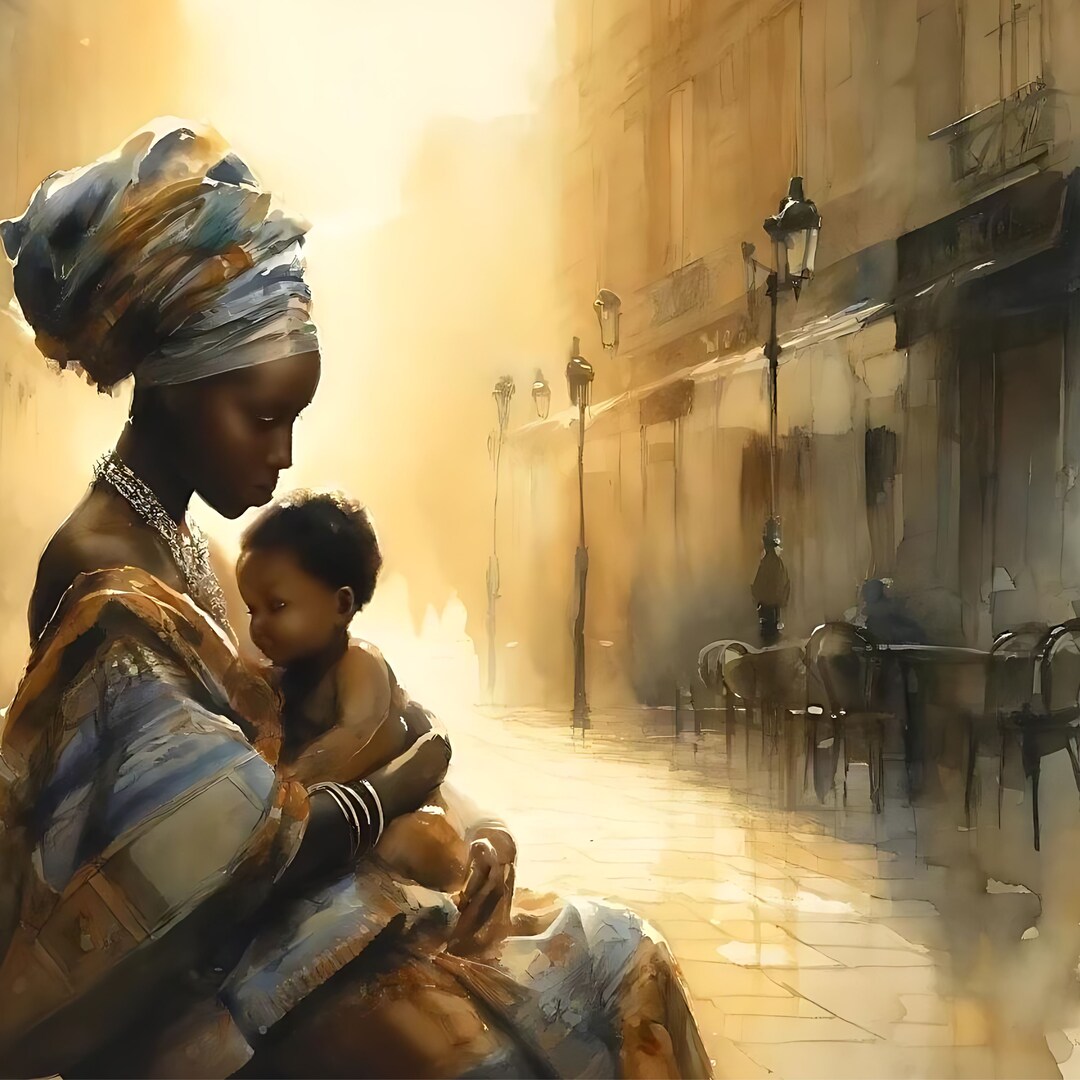 Politics Art Drawings Political Art Poster - African Mothers With Gun ...