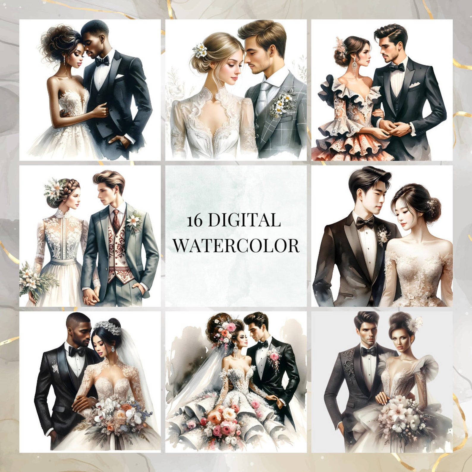 Wedding Clipart, Wedding Invitation, Wedding Day Clipart, Marriage ...