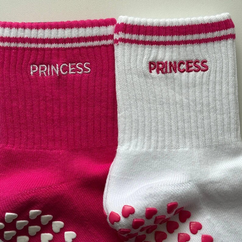 Princess Grip Socks - Pink - Etsy