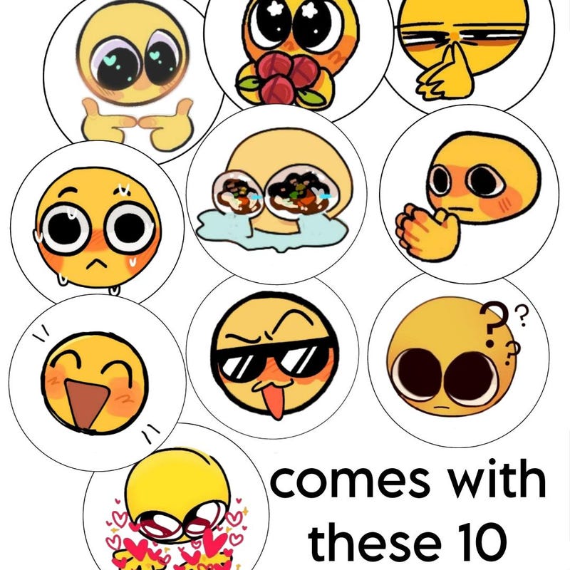 Emoticons Topper - Etsy
