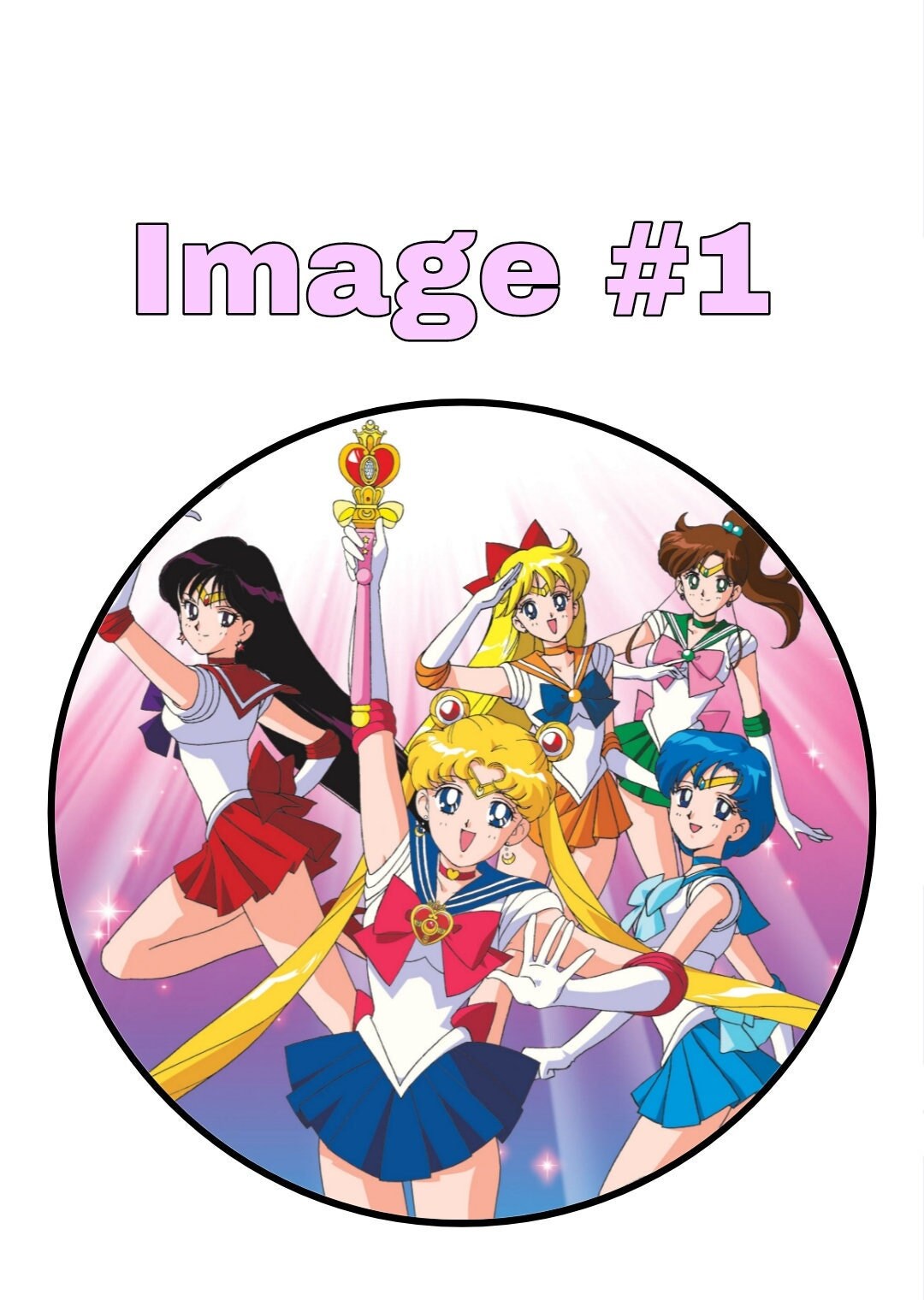 Anime edible Images Option 4 on Edible Frosting Sugar Sheet or Printed ...