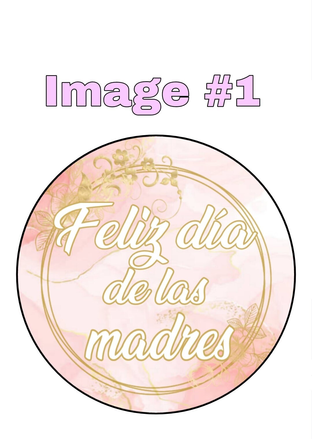 Feliz Día De Las Madres (edible) Image | on Edible Frosting Sugar Sheet ...