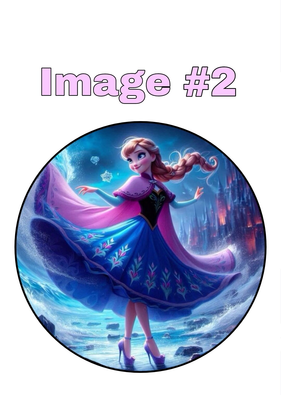 Princess beautiful Edible Images for Edible Frosting Sugar Sheet or ...