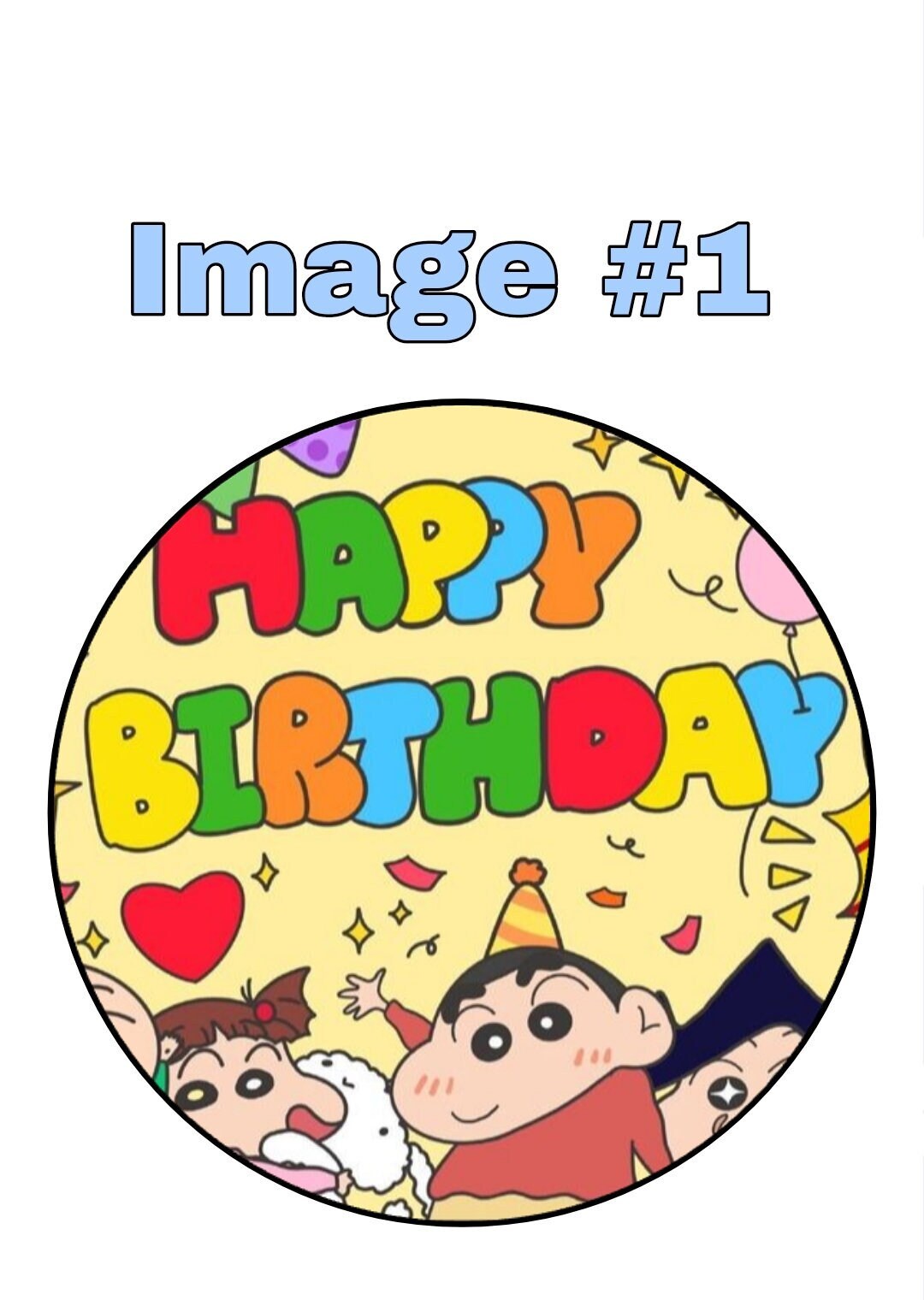 Crayon (birthday) Edible Images | on Edible Frosting Sugar Sheet | or ...