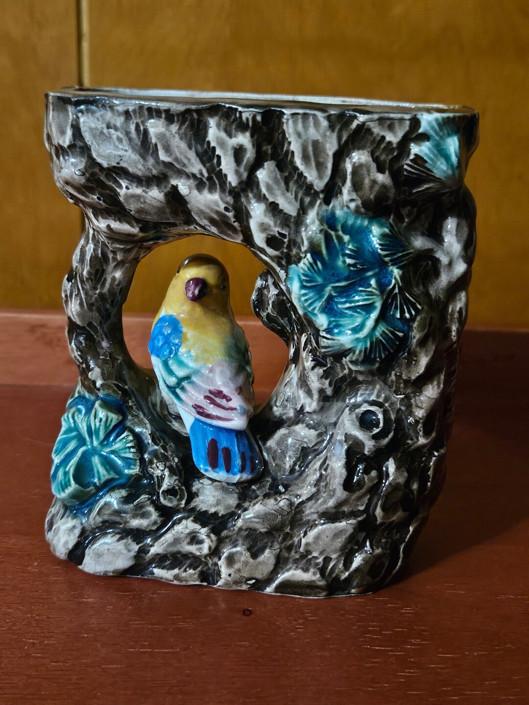 Vintage Florart Japan Ceramic Bird Vase Tree Vase, Ceramic Planter - Etsy