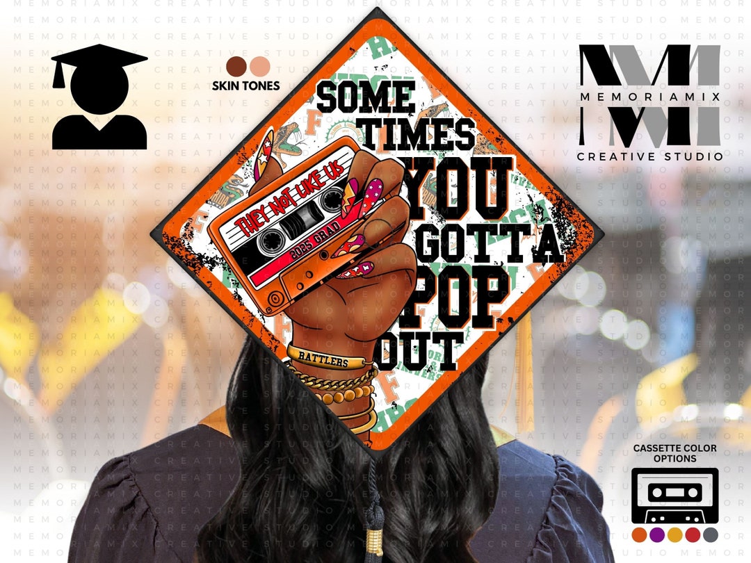 Personalized Graduation Cap Topper: Kendrick Lamar Inspired, Senior ...