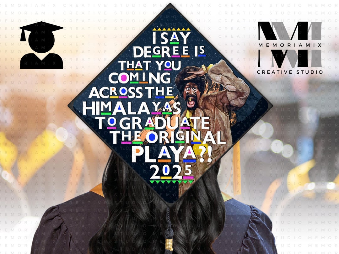 Jerome From Martin Graduation Cap Topper: 90s TV Show, Playa Theme - Etsy