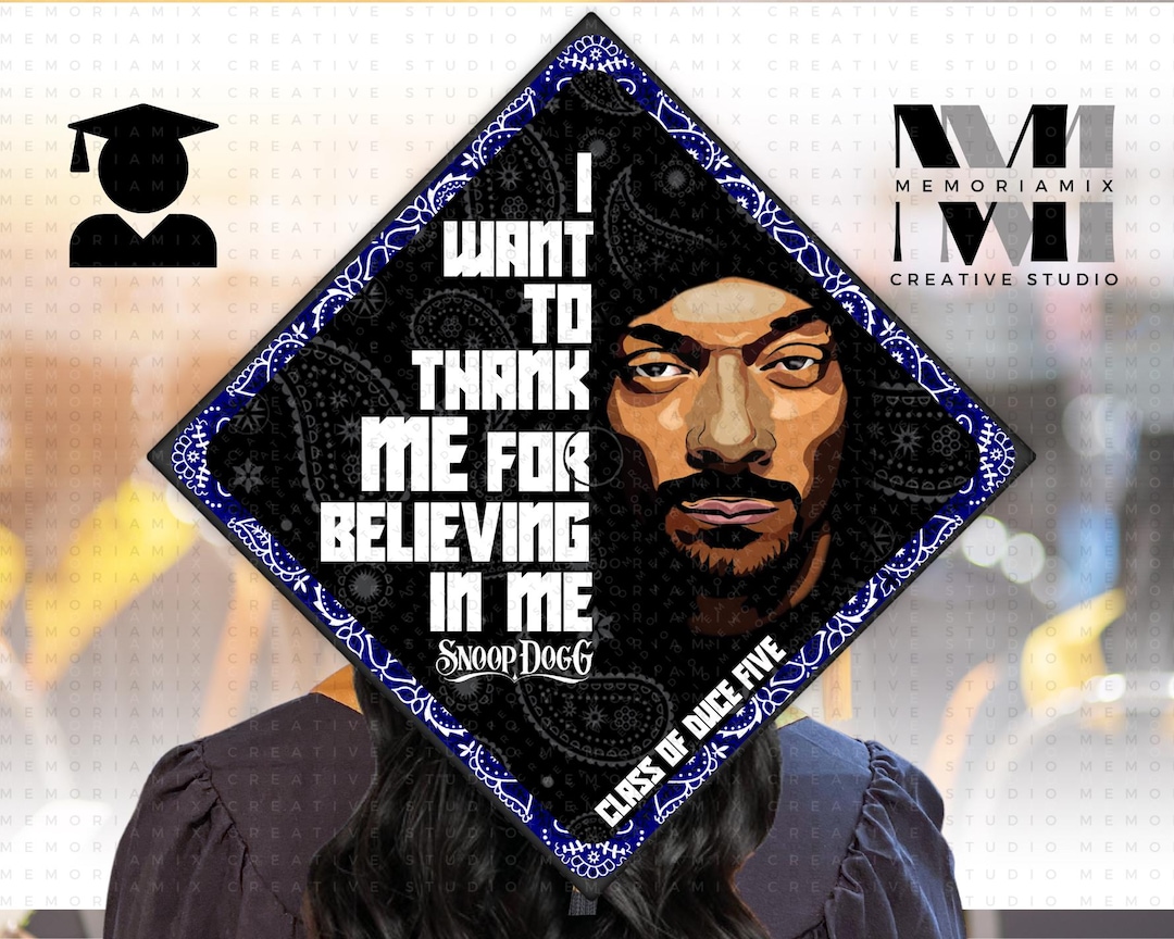 Snoop Dogg Graduation Cap Topper: West Coast Flair - Etsy