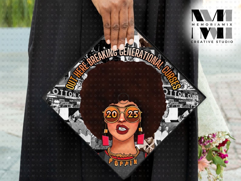 Breaking Generational Curses Graduation Cap Topper, Graduation Cap ...