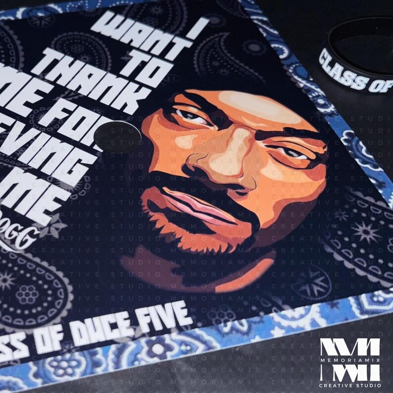 Snoop Dogg Graduation Cap Topper: West Coast Flair - Etsy