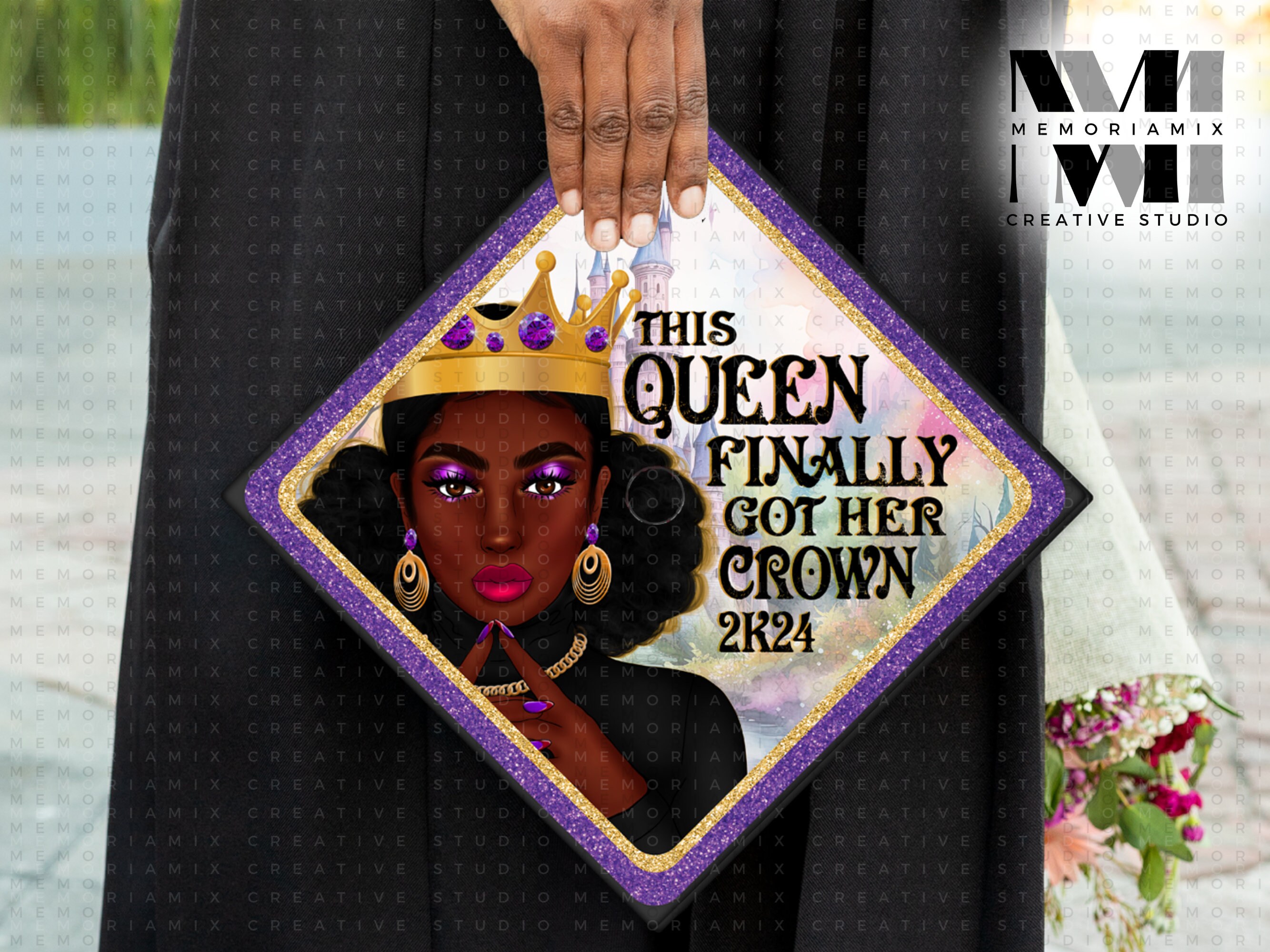 This Queen Finally Got Her Crown Graduation Cap Topper, Graduation Cap ...
