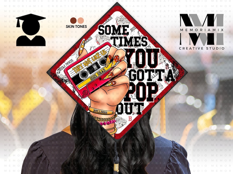 Personalized Graduation Cap Topper: Kendrick Lamar Inspired, Senior ...