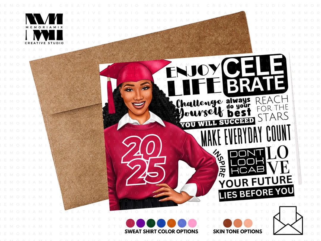 2025 Graduation Card, Senior Graduation Card, Greeting Card for Her ...